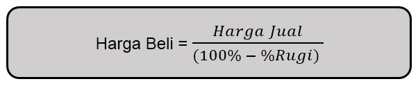 Cara Menghitung Persentase Untung dan Rugi plus Contoh Soal ~ Juragan Les