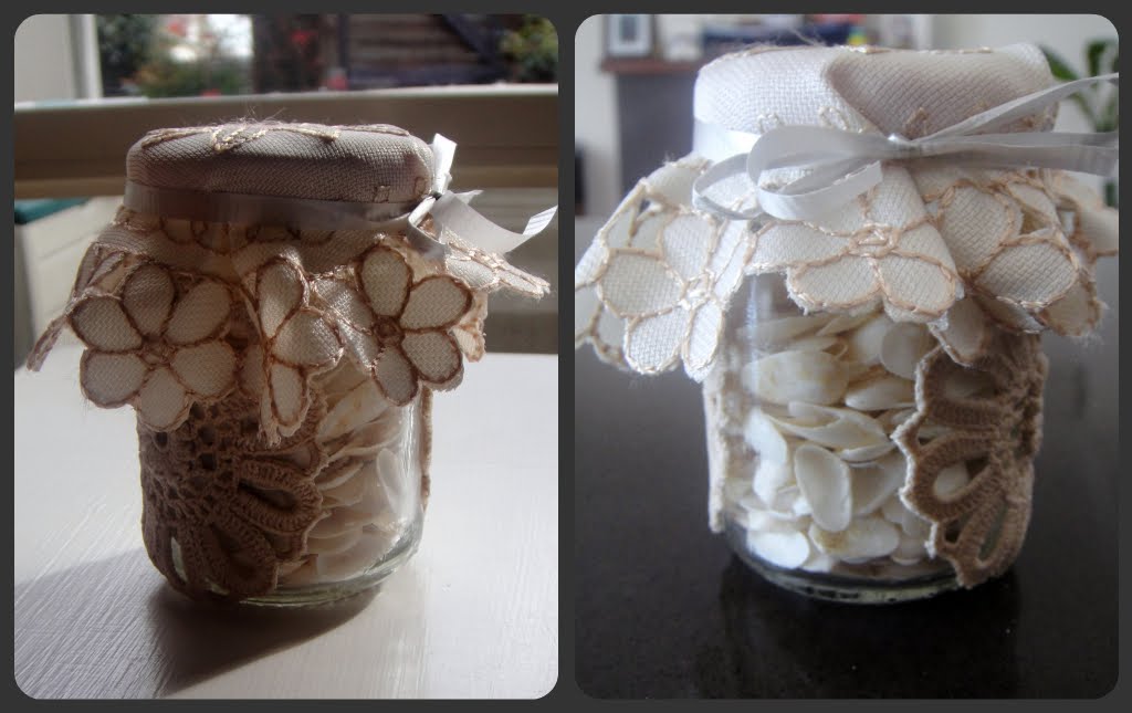 Recycled Sewing: Jam Jar Craft