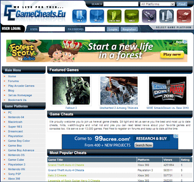 6 Best Free Game Cheat Codes Sharing Websites Online