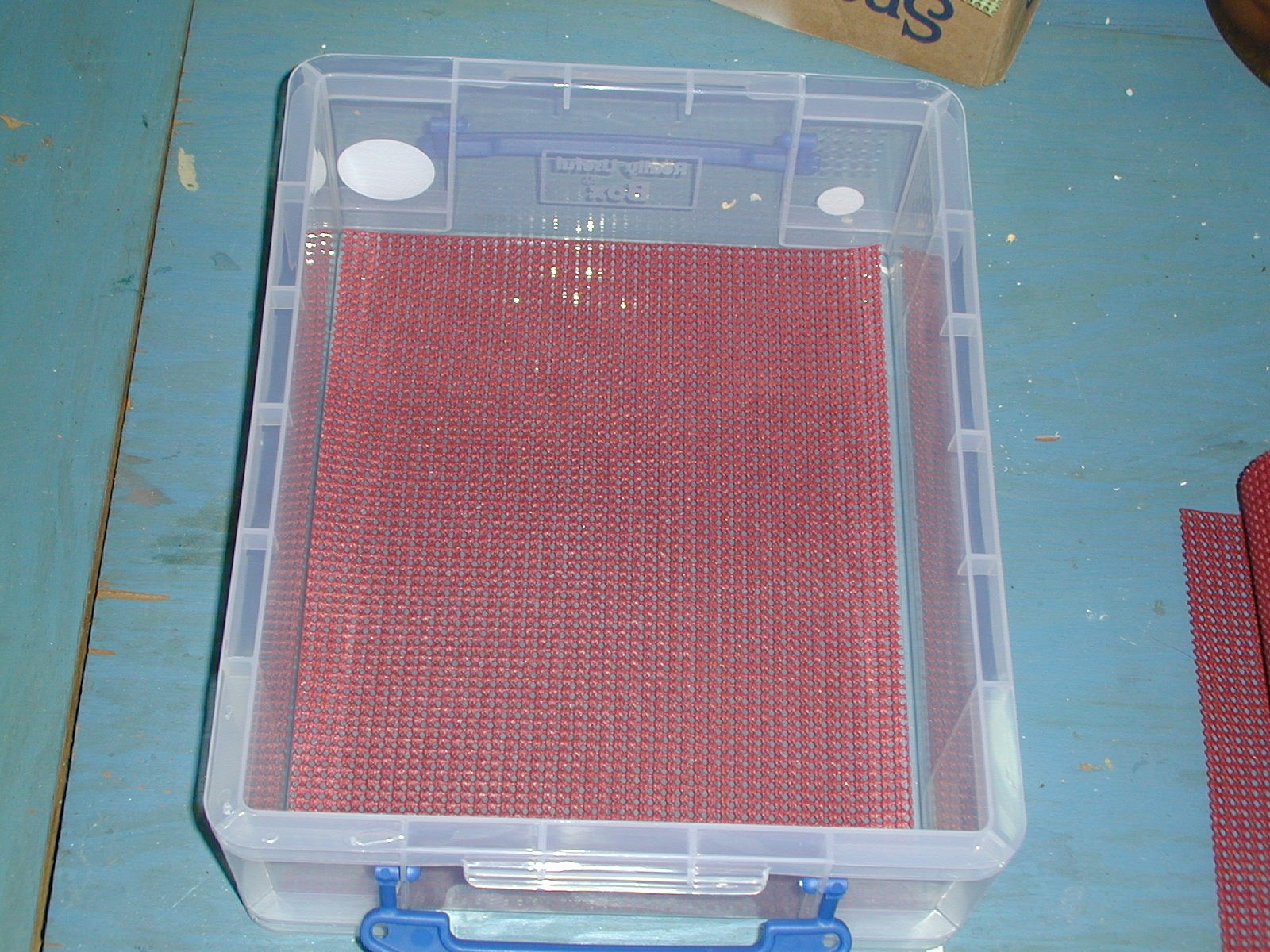 [TMP] "Using shelf liner for transport/storage boxes" Topic