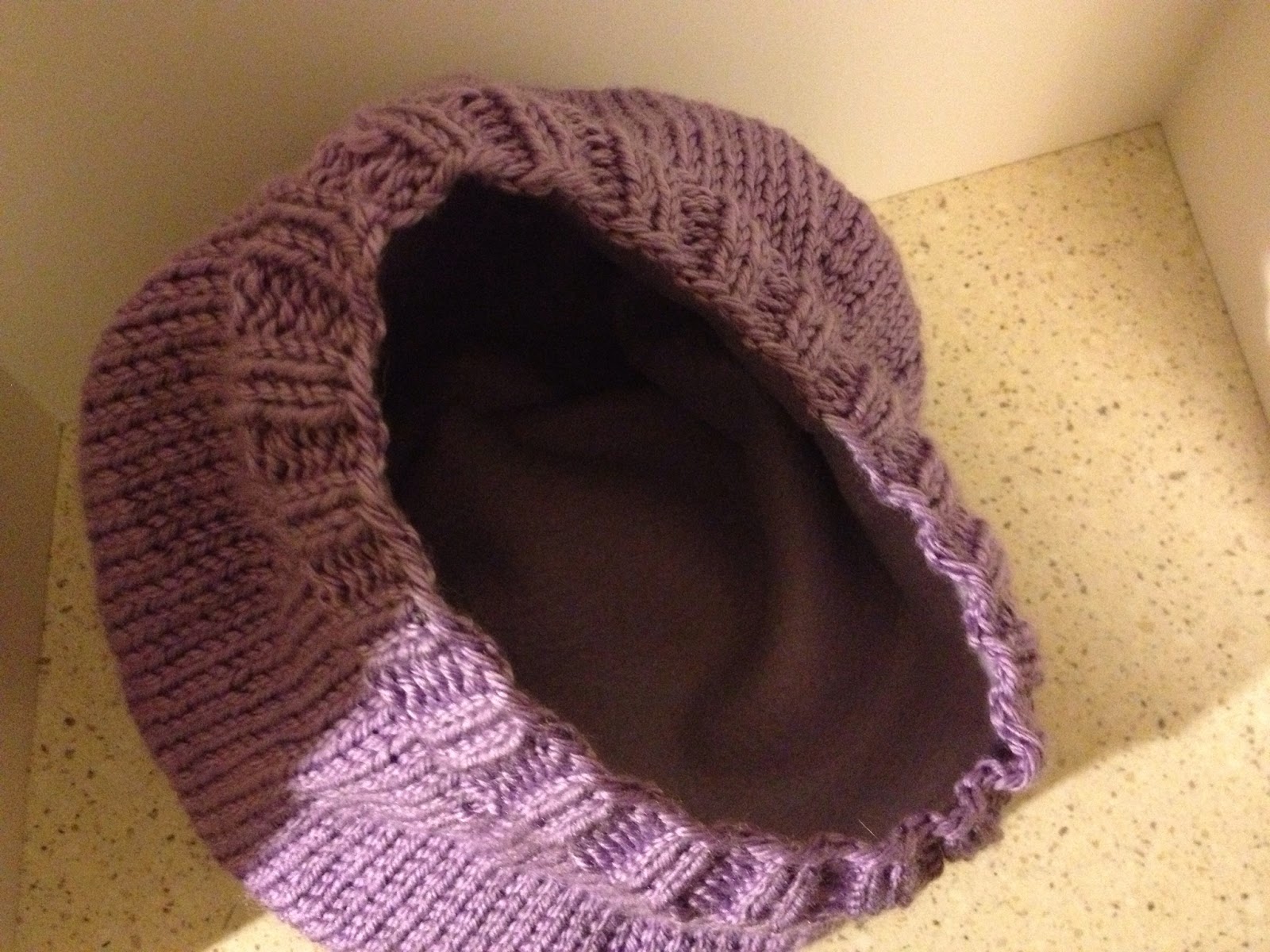 Very Vicky: Fleece-lined Knitted Hat Giveaway and Pattern