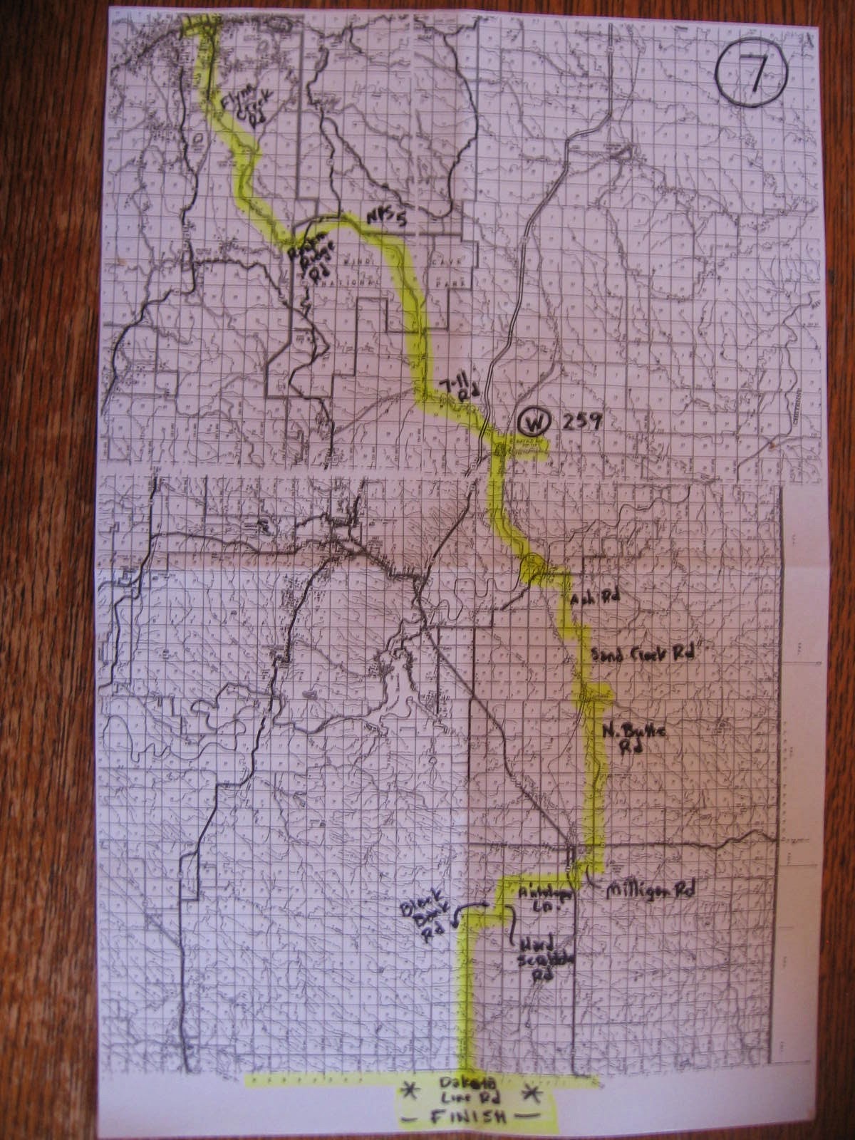 Black Hills BackBone: Analog Maps and Simple Cue Sheets