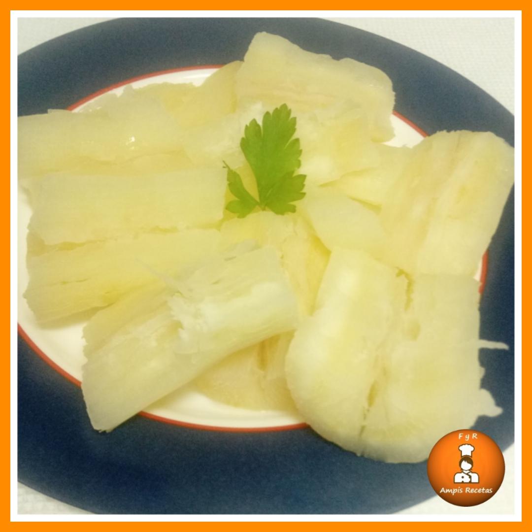Pelar y cocinar yuca, o mandioca ~ Fácil y Rico Ampis Recetas