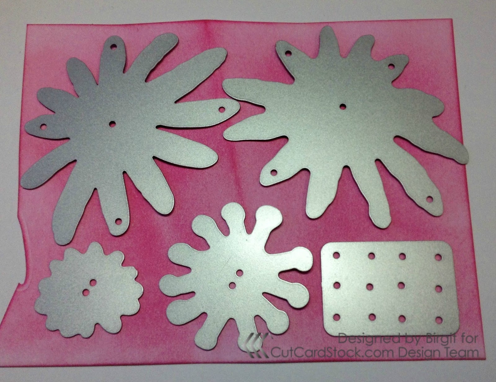 Crafting While I Wait: Cut Cardstock ~ Spring Book Art