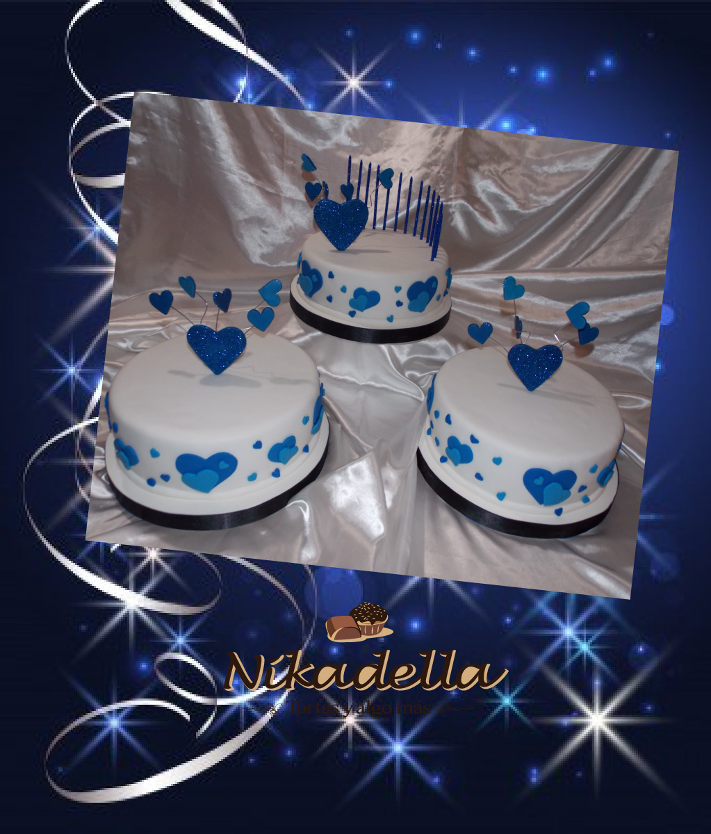 Tortas de 15 azules - Imagui