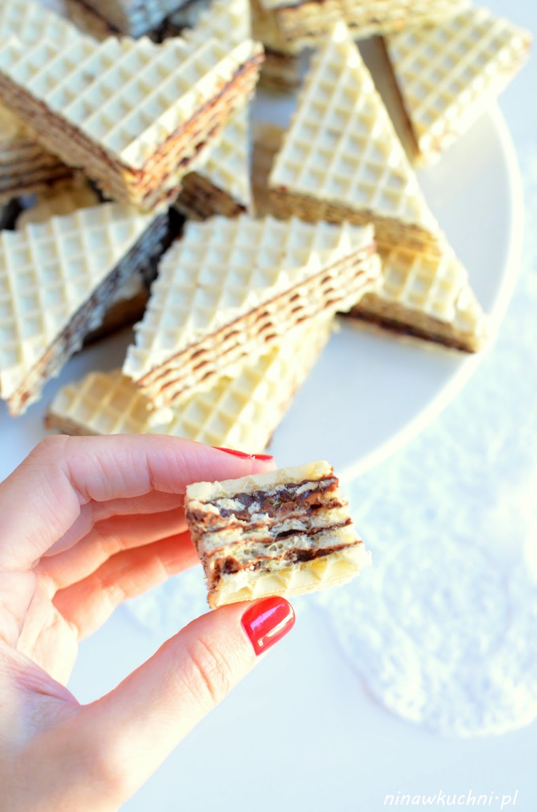 Wafle czekoladowe domowe - Nina w kuchni