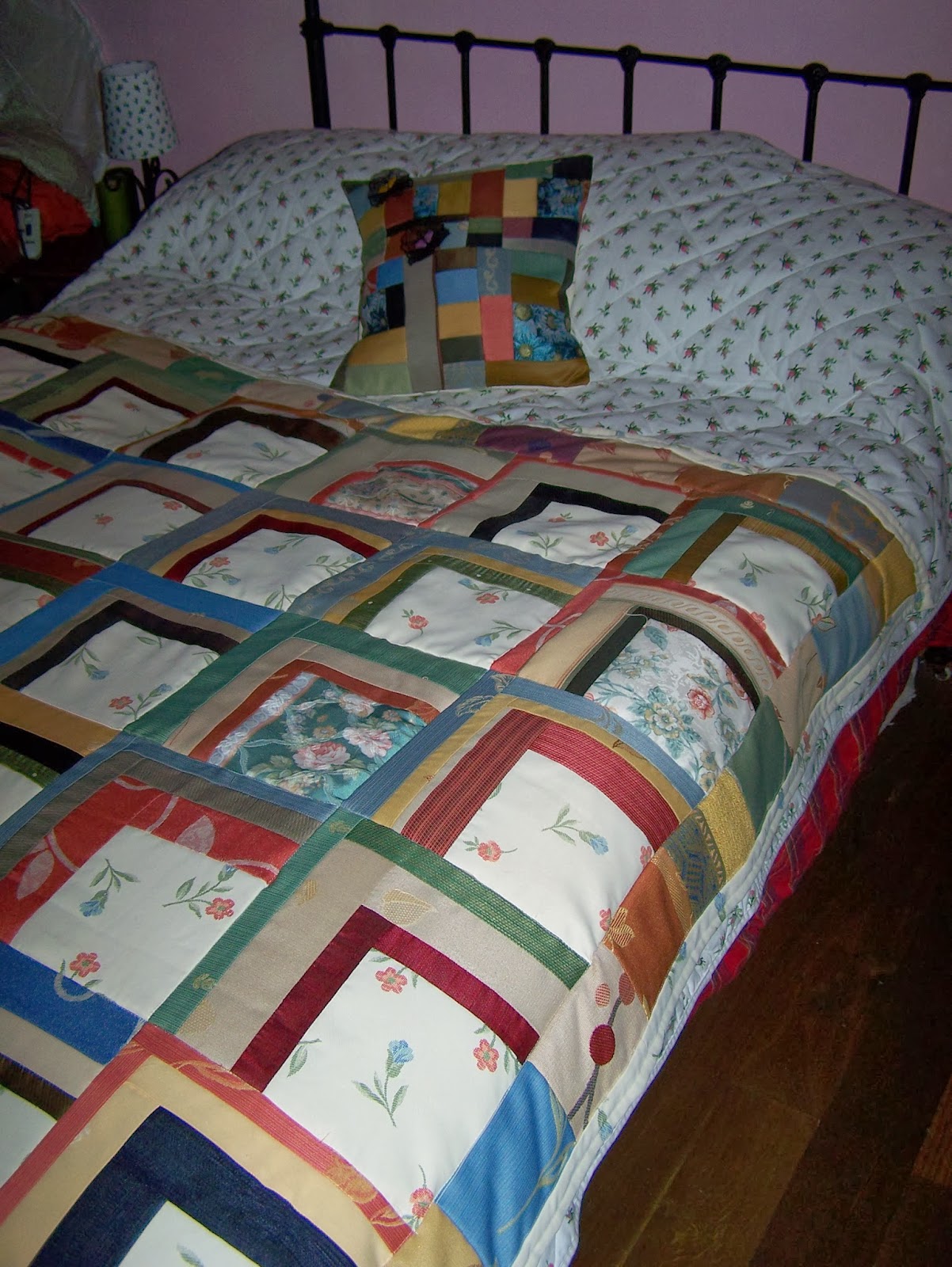 la petite maison de patchwork : Colcha patchwork couvre-lit quilt