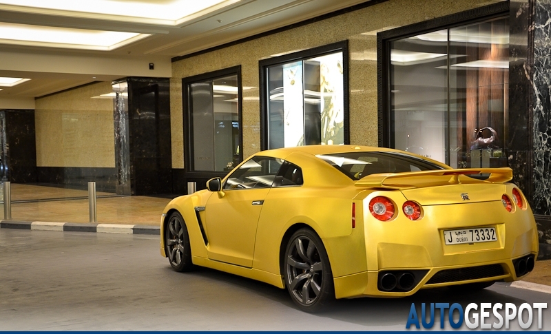 Gold Plated Nissan GT-R in Dubai | Carsfresh