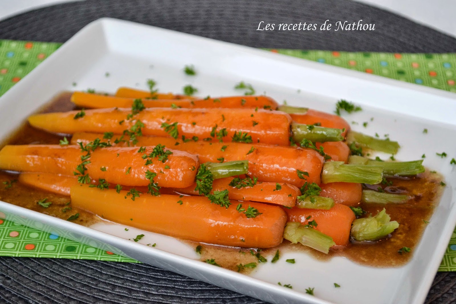 Ma cuisine au fil de mes idées...: Carottes fondantes, sauce au ...