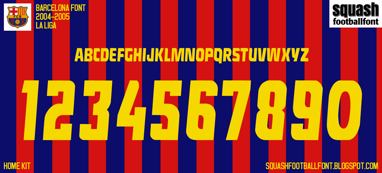 SFF: FC Barcelona 2004-2005 Font