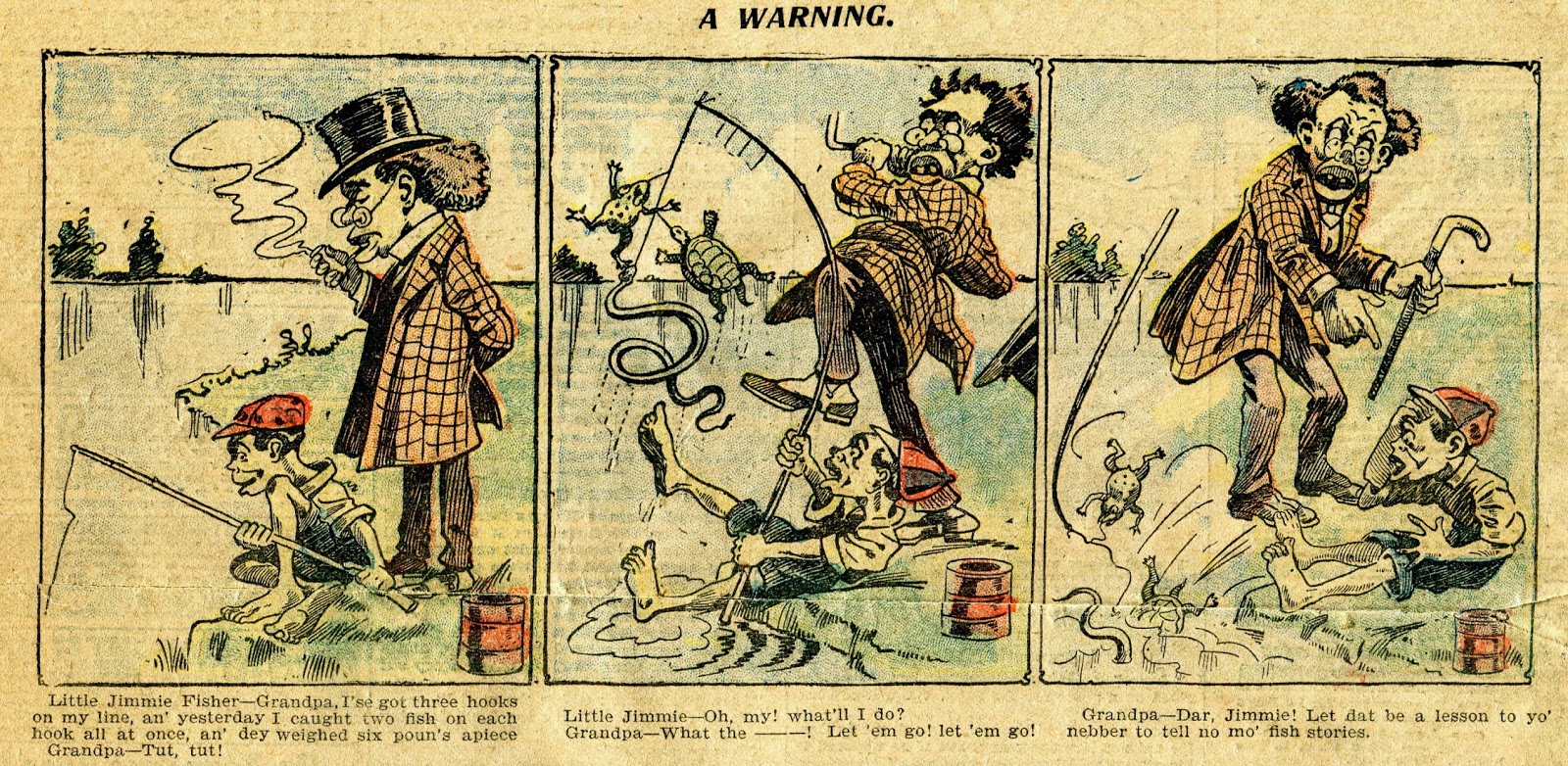 Lee's Comic Rack: Cartoons from the June, 1901 Boyce's Monthly