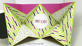 Positively papercraft: Easy Diagonal Fold Pop-Up Card!