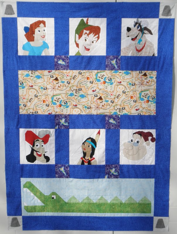 Cheryl's Teapots2Quilting: Peter Pan Baby Quilt
