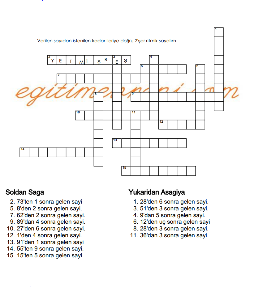 Çengel Bulmaca Çöz | Aktif Sınıf