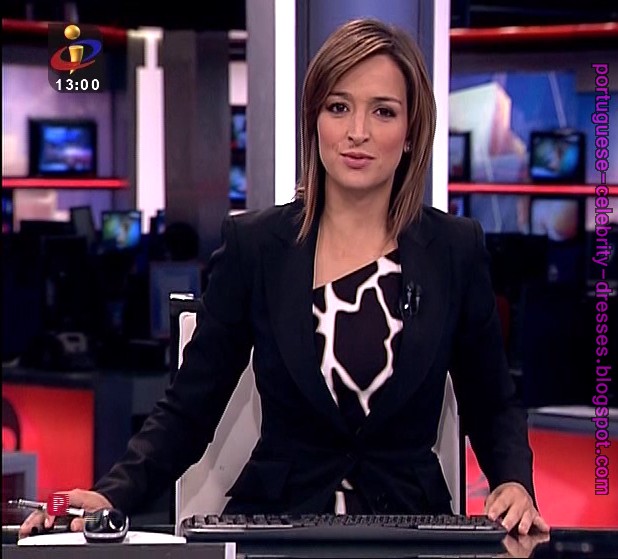 PORTUGUESE CELEBRITY DRESSES: PATRÍCIA MATOS - "JORNAL DA UMA - 8/8/2012"