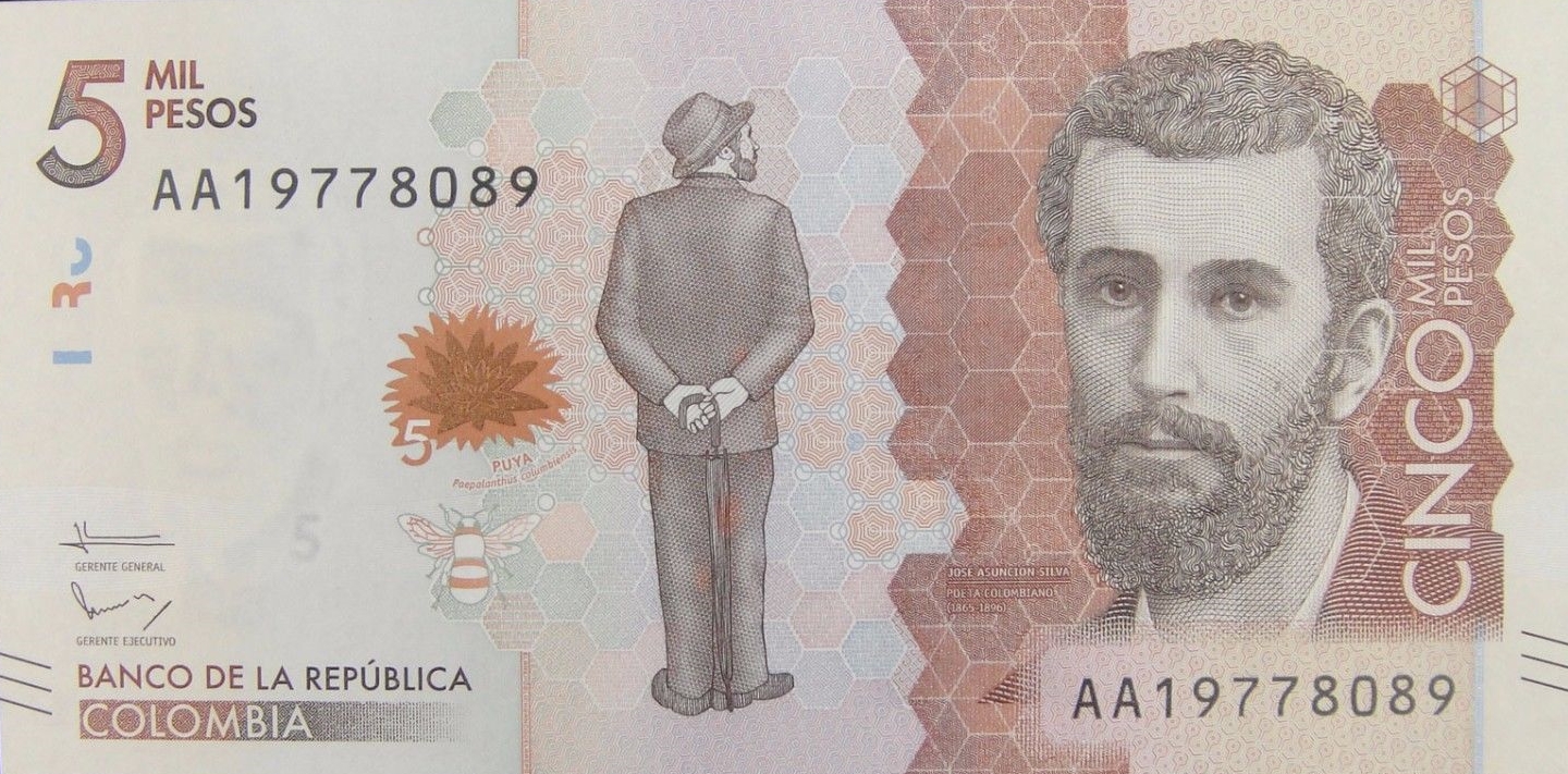 Bank Notes of the World: Bank note from Colombia