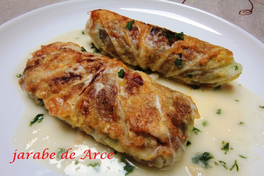 ¿Cocinamos o qué? : Rollitos de repollo (col) rellenos.
