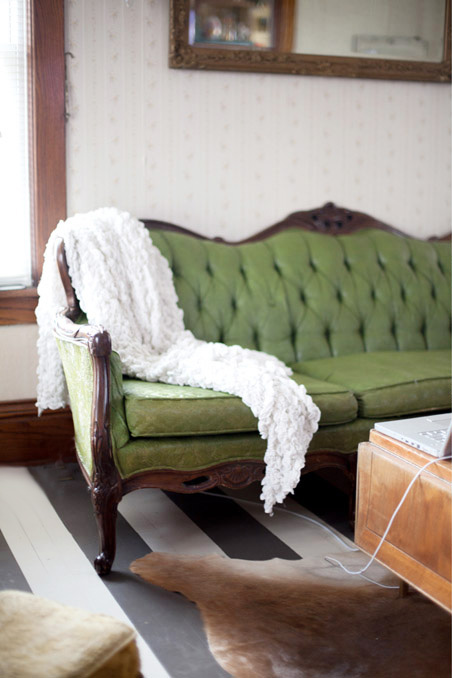 Painting A Sofa - Made By Girl