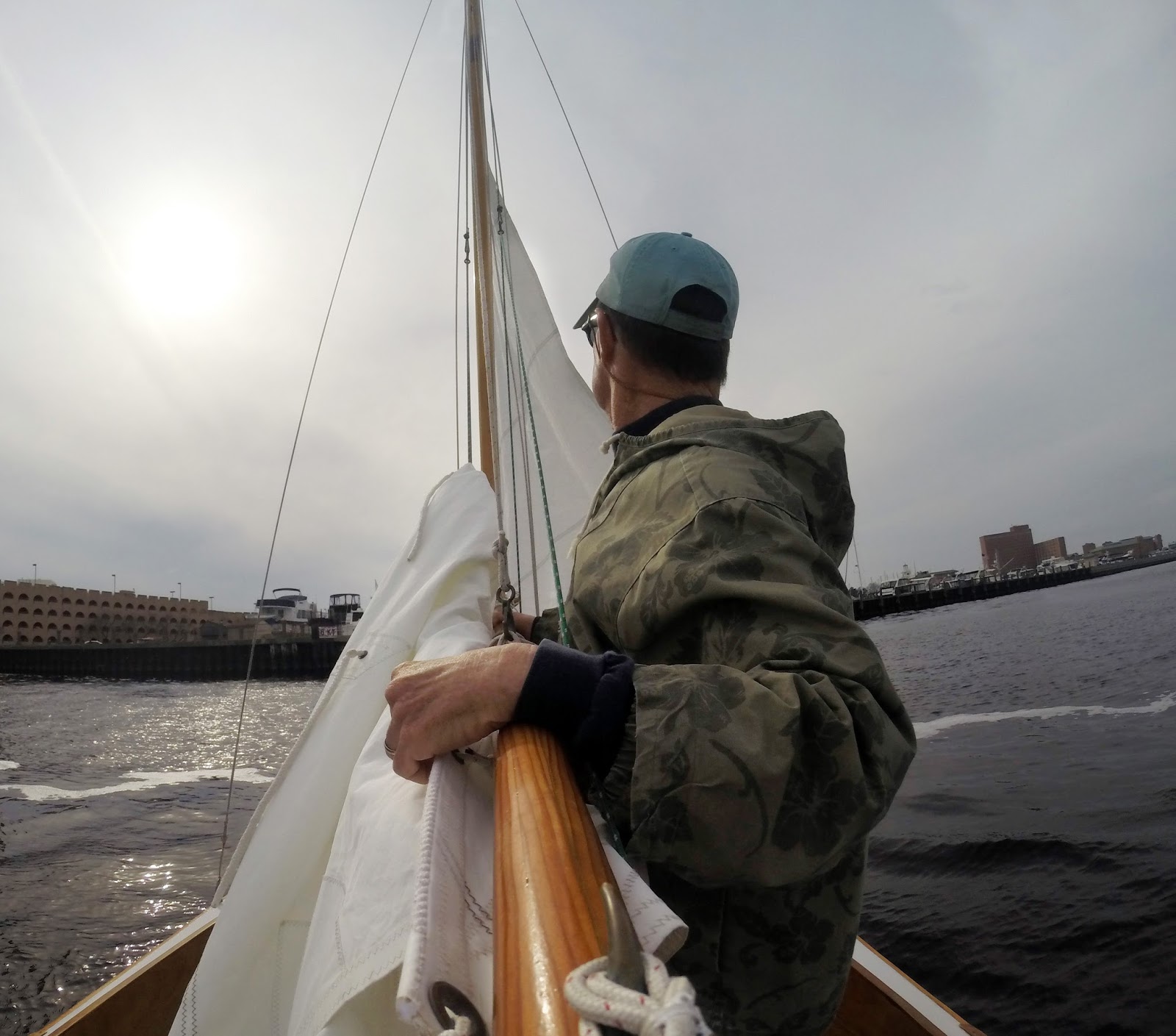 The Log of Spartina: double reefed, reefed and full sail
