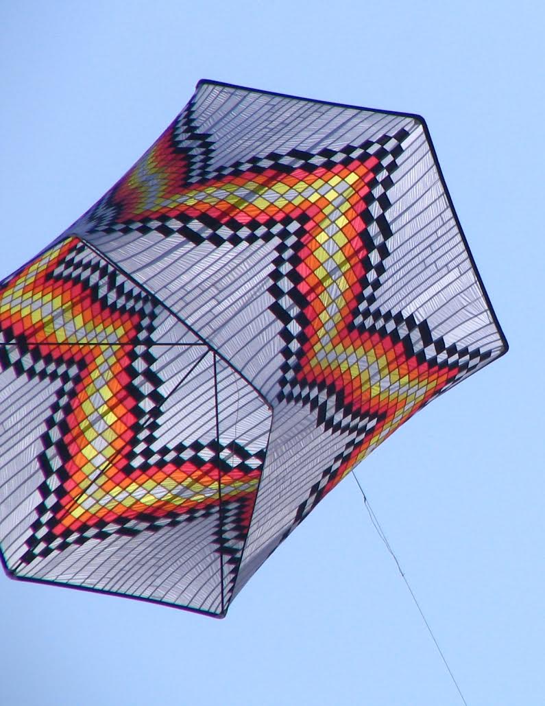The Shavit Kite Gallery: Twisted Drum Box Kite - 2017