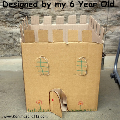Karima's Crafts: Easy Cardboard Box Castle
