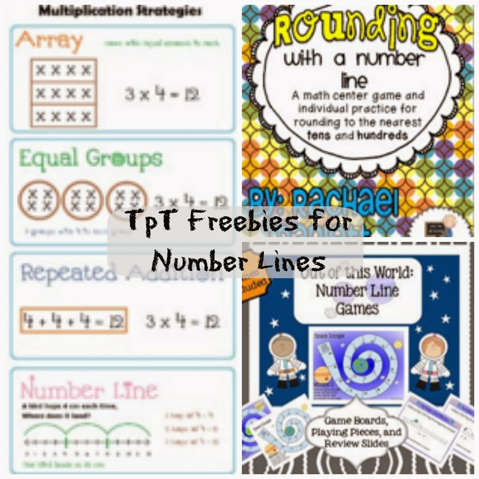 K-5 Math is Fun: TpT Number Line Freebies