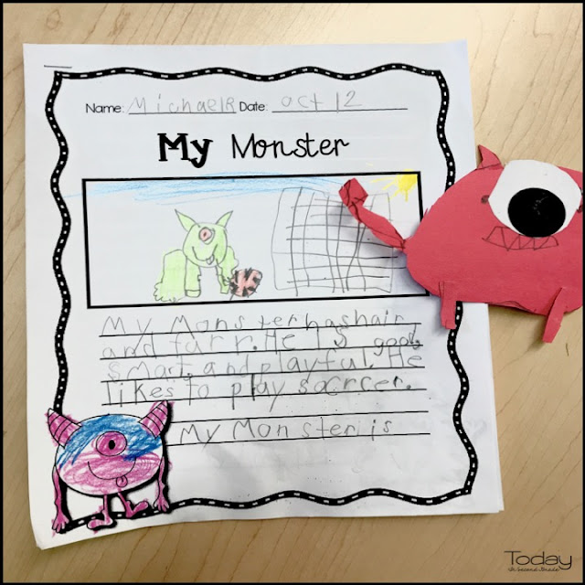 Character Description - Monster Style! - Today in Second Grade