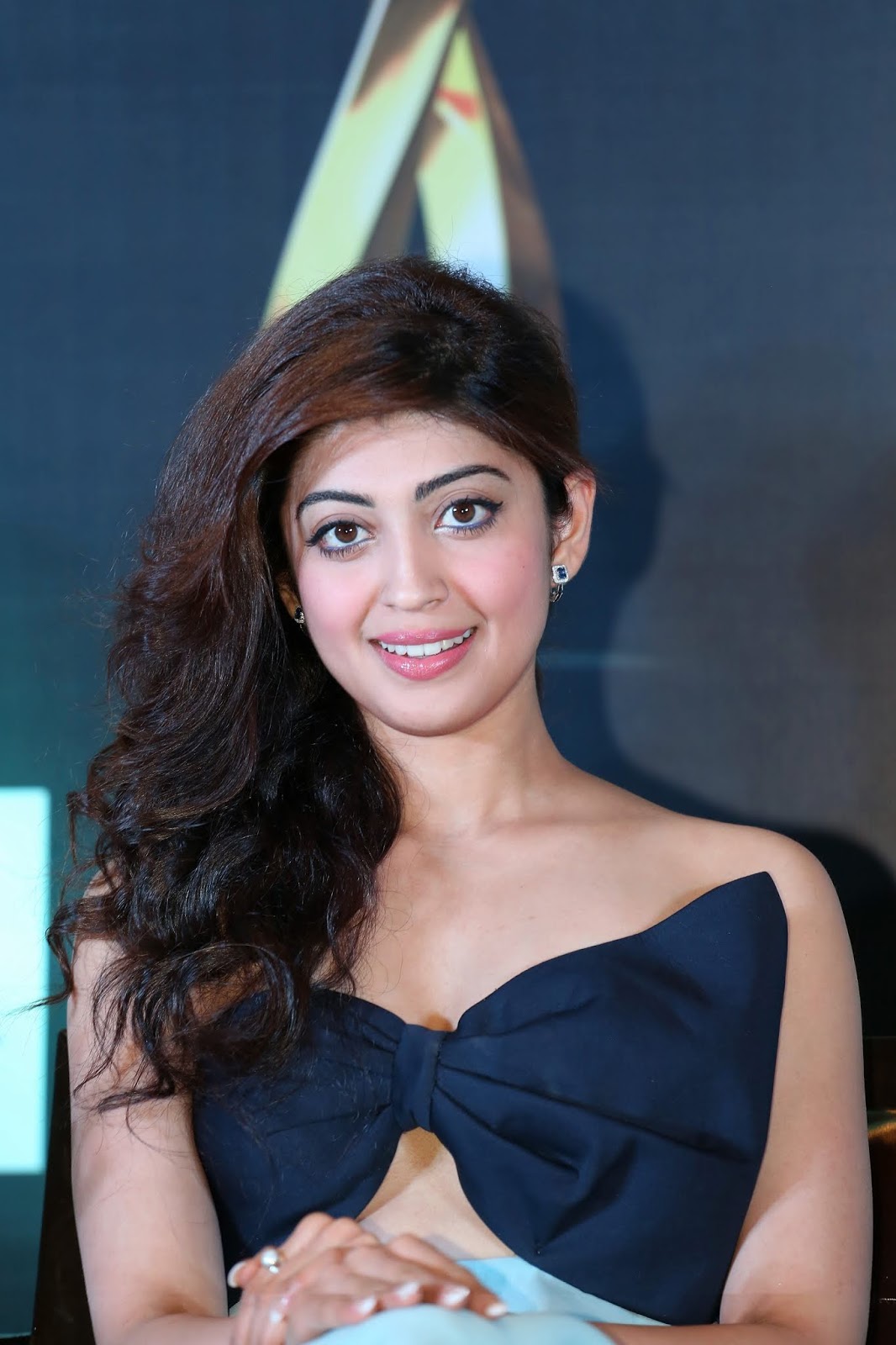 Pranitha Subhash Hot Photos in Black and Blue Short Dress - Media Updaters