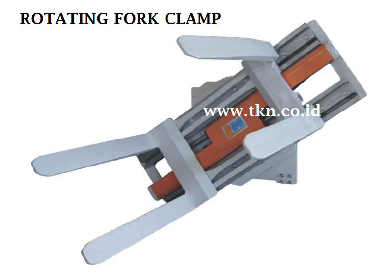Sales Rotating Fork Clamp Attachment ~ JUAL FORKLIFT MITSUBISHI
