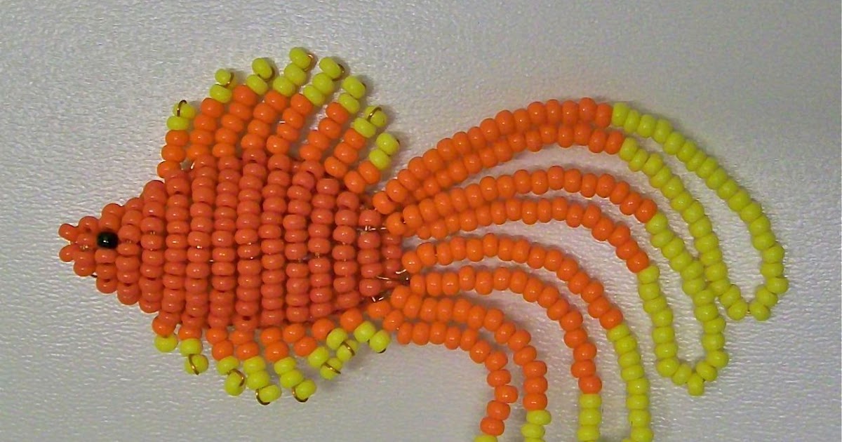 Beading for the very beginners: Goldfish