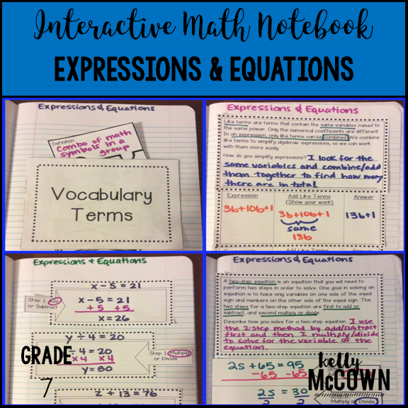 Kelly McCown: Teaching Expressions and Equations {Grade 7}