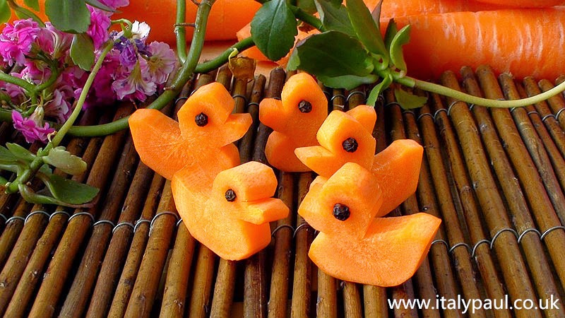 ItalyPaul - Art In Fruit & Vegetable Carving Lessons: Art In Carrot ...