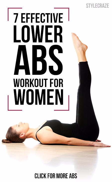 7 Effective Lower ABS Workout For Women - HEALTH AND DIY IDEAS