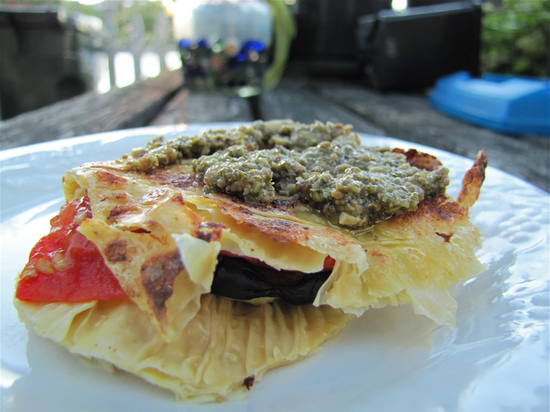 Albion Cooks: Grilled Vegetable & Yuba Napolean