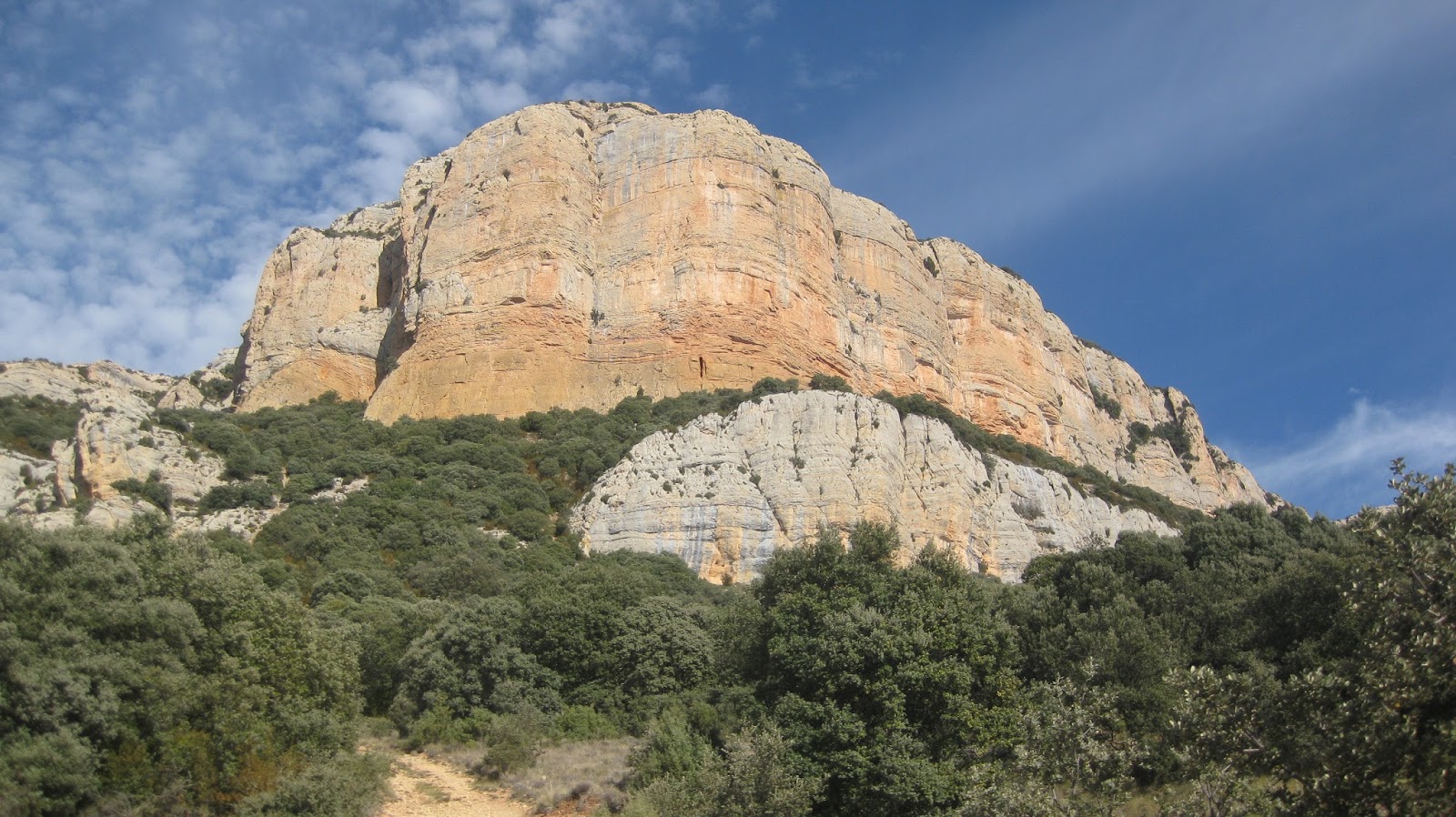 "Catalanofíbia", 135m 6b+, 6a obl. - Roca Alta - (Montsec de Rúbies ...