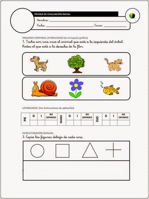 Recursos didácticos para imprimir, ver, leer: "Prueba de Evaluación ...