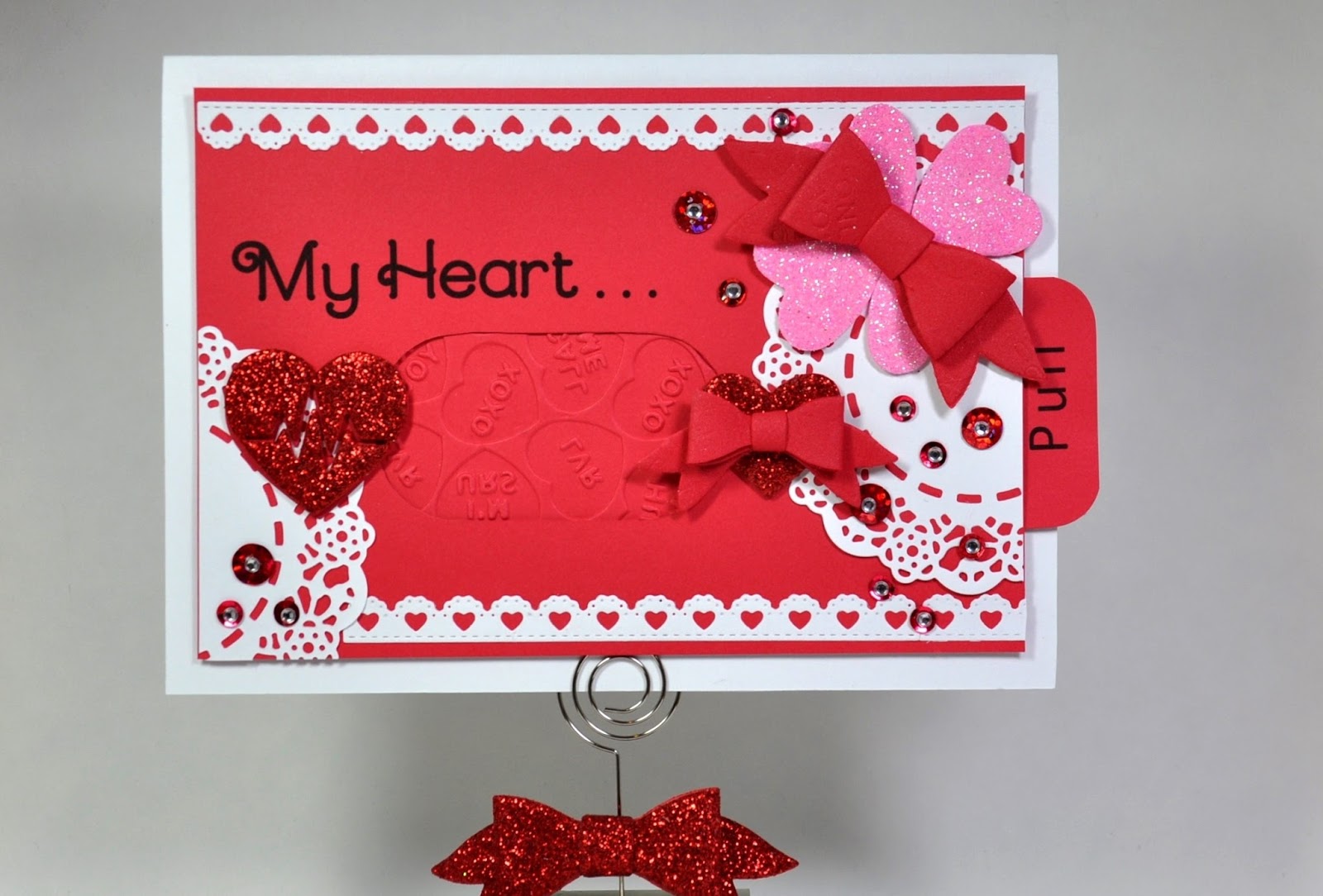 CottageBLOG: Valentine Secret Message Slider Card!