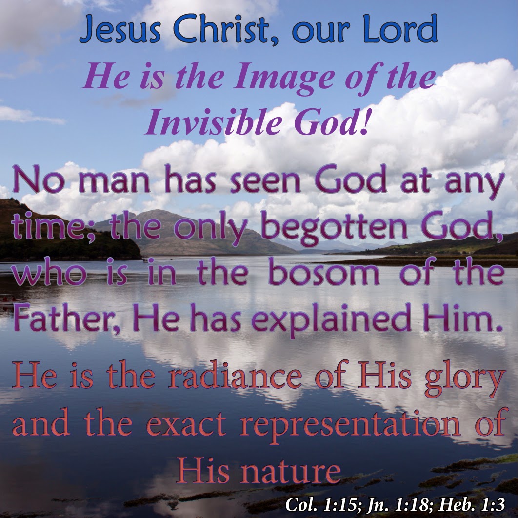 Treasures for Heaven: Consider Jesus Christ, our Lord - He is the image ...