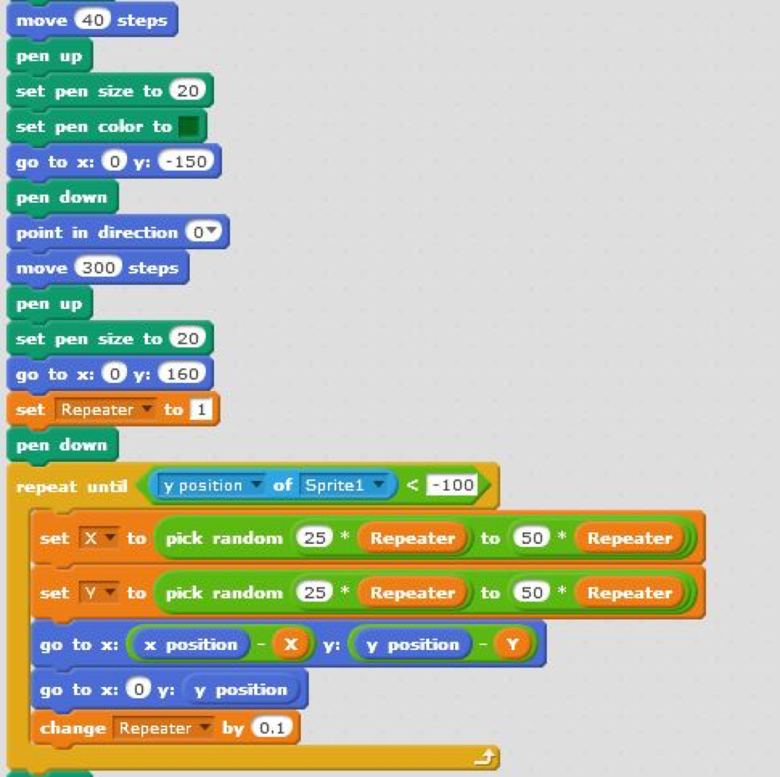 MakeTheBrainHappy: Scratch 101: Winter Trees