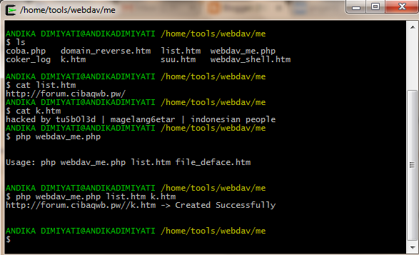 Auto Exploiter WebDav PHP - Welcome To My Blogspot