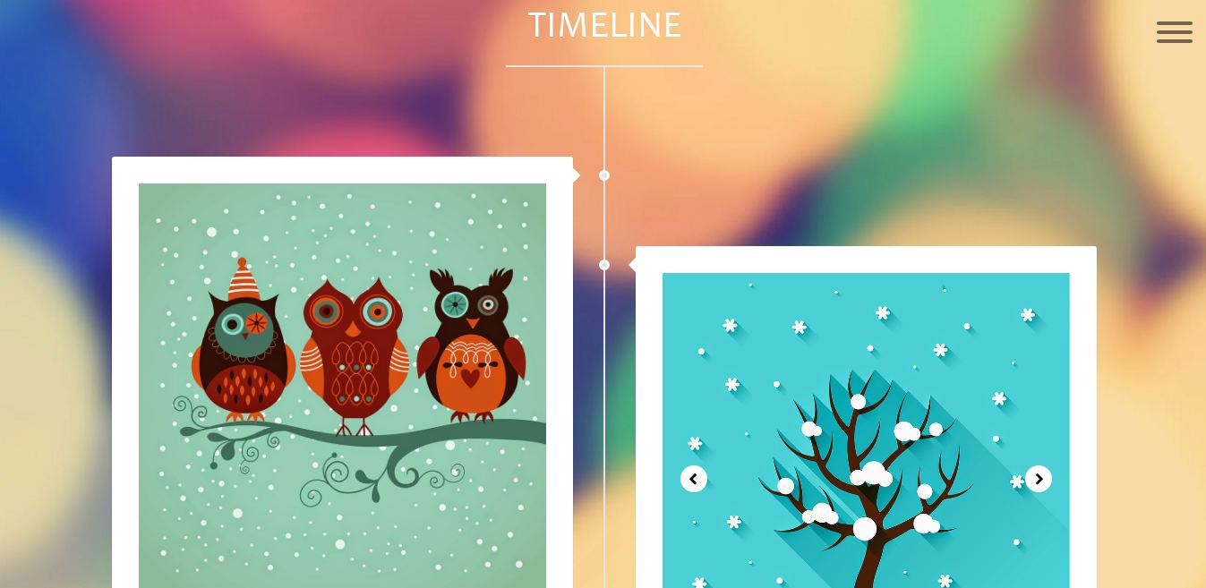 Timeline Responsive Website Template | ADONAI INFOTECH