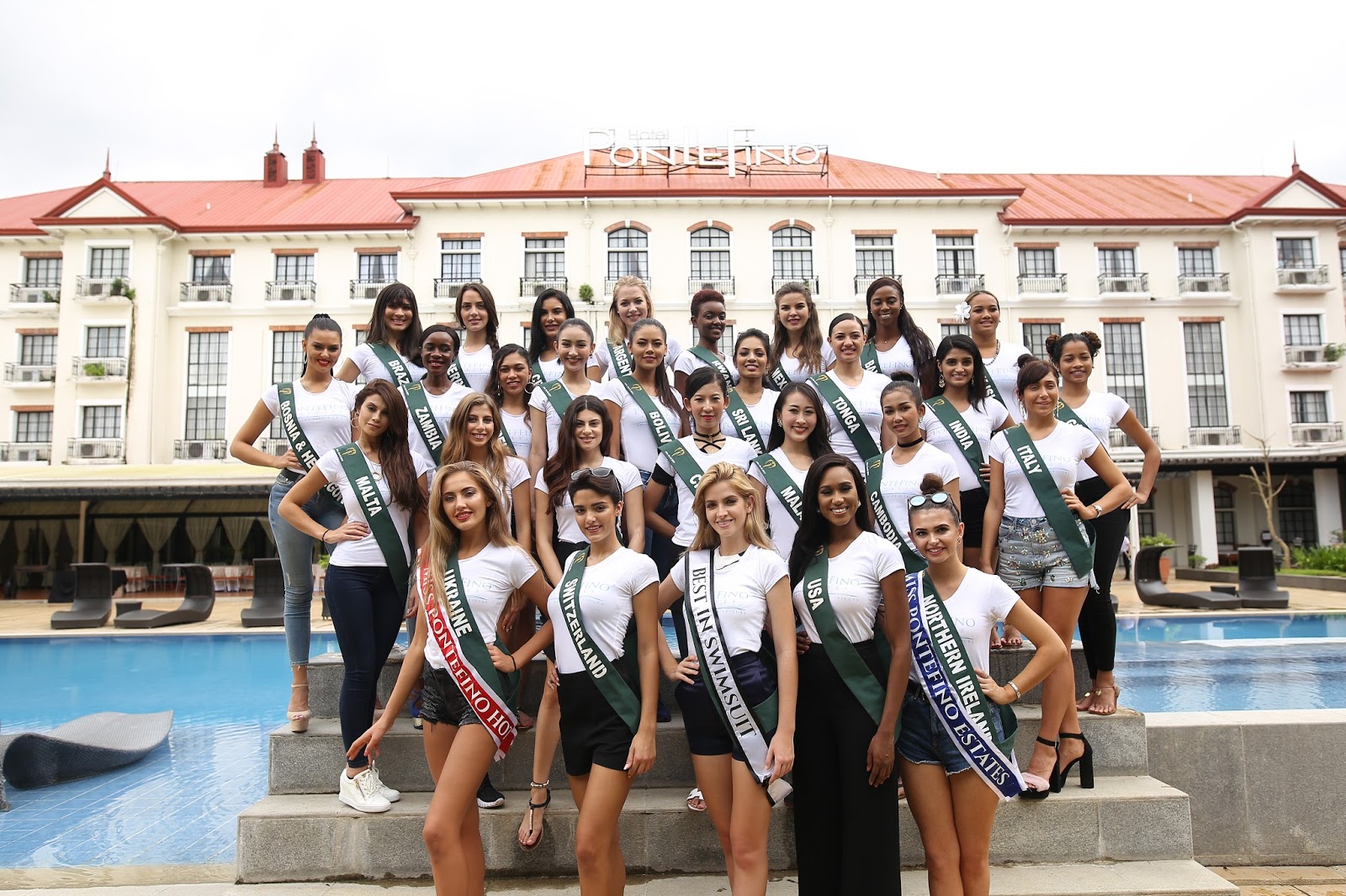 Miss Earth takes swimsuit round to Pontefino Hotel