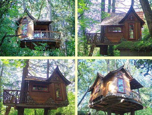Pictures of Tree Houses and Play Houses From Around The World, Plans ...