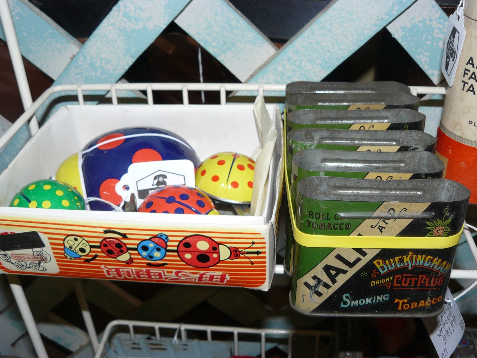 SCRANBERRY COOP : Vintage Japanese Beetle Bug Toys, Metal Lady Bugs ...