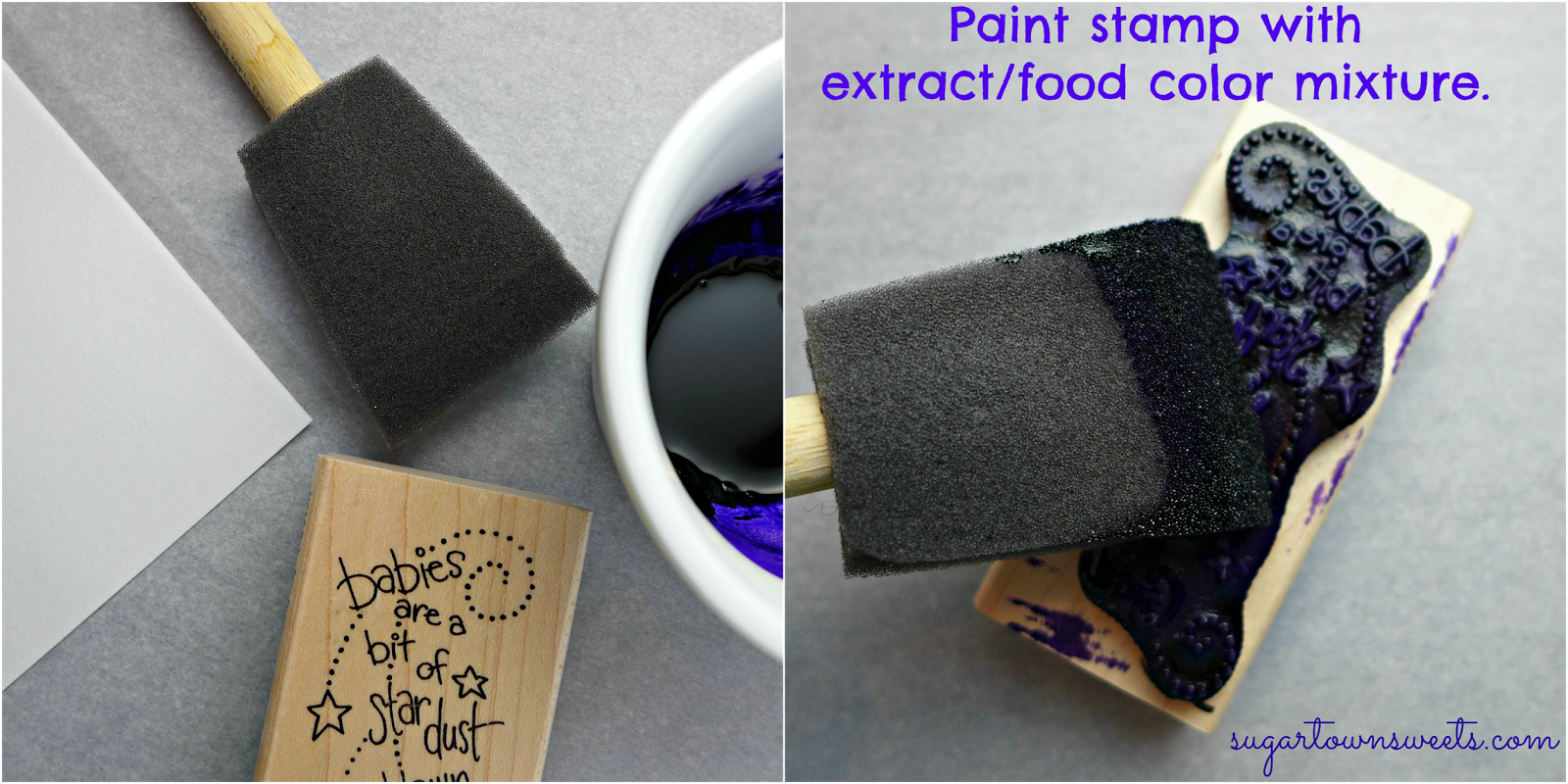 Sugartown Sweets: "Babies Are a Bit of Stardust..." Cookies