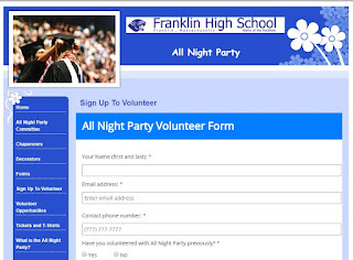 Franklin Matters: Franklin High School All Night Party - Volunteers needed