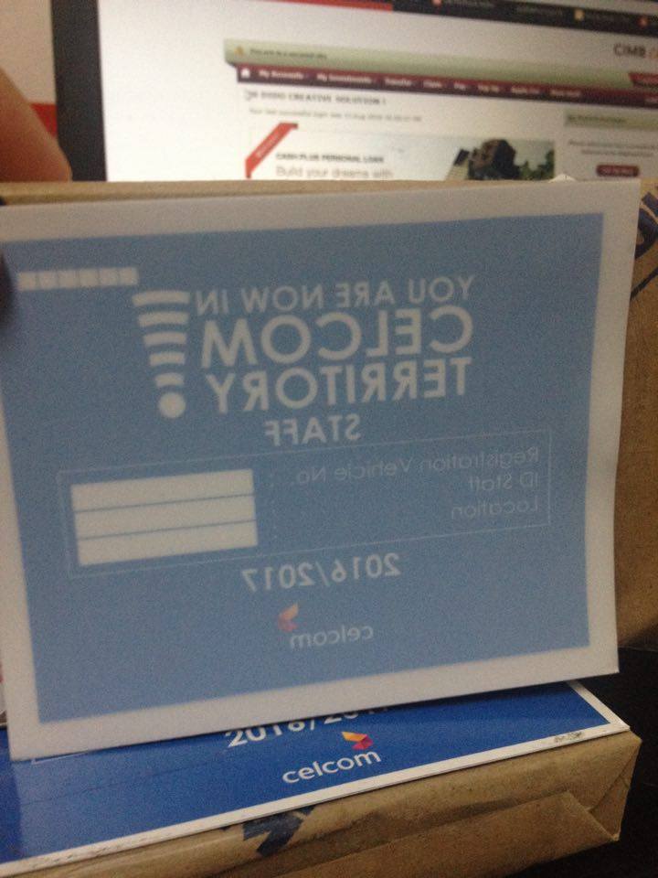 ONLINE PRINTING SERVICES: STICKER KERETA, MOTOR dan PASS CARD