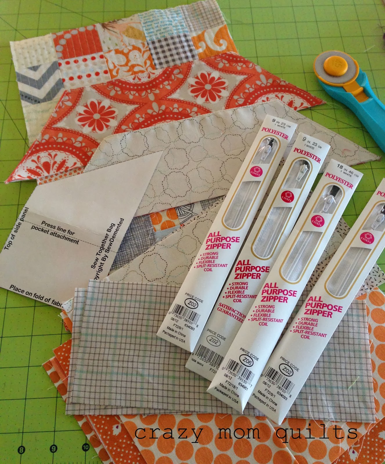 crazy mom quilts: sew together bag