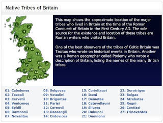 Grymvald Gazetteer: Mapping Monday - Early Tribes in Britain