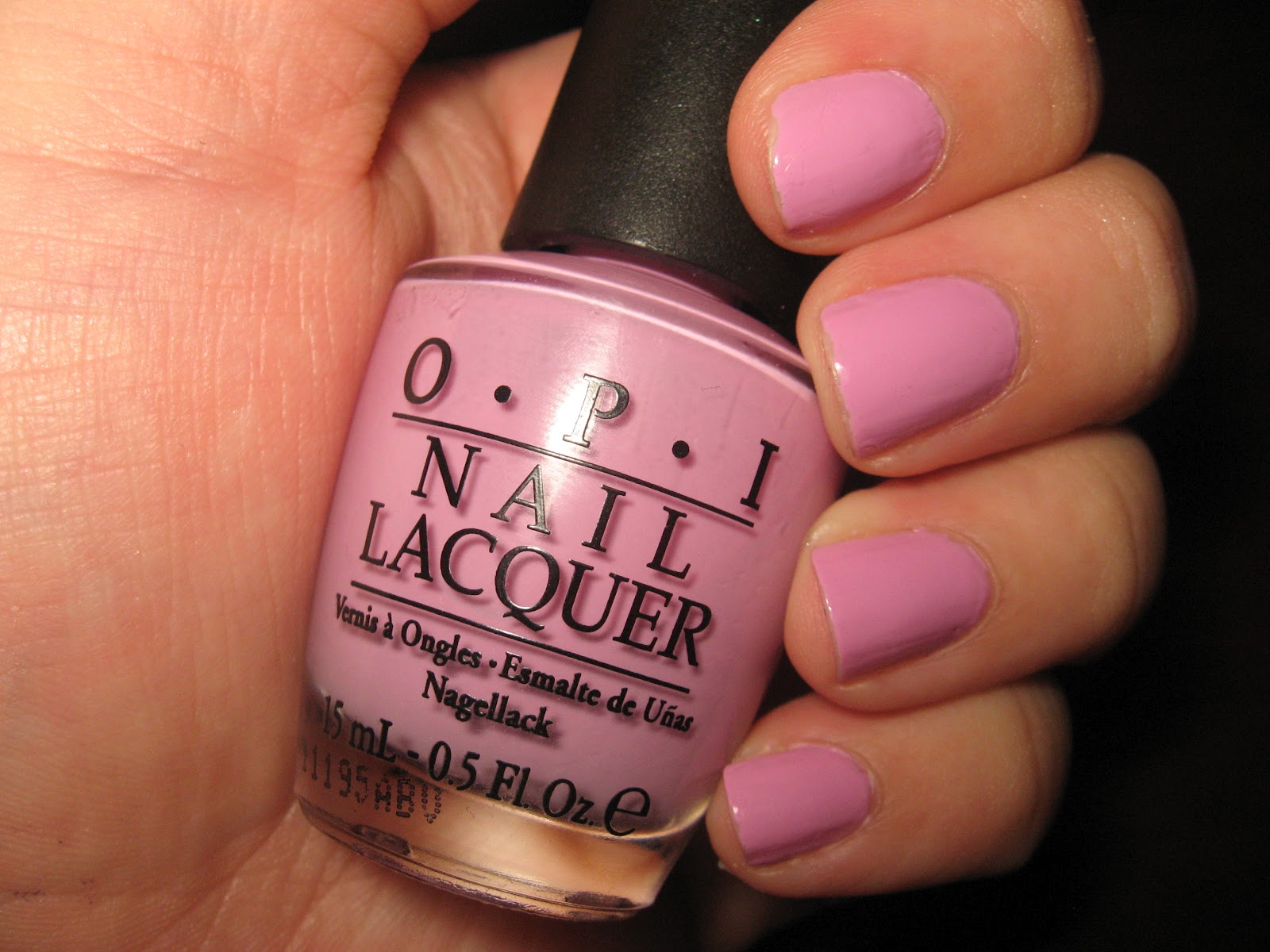The Glow Down: NOTD: OPI's Lucky Lucky Lavender